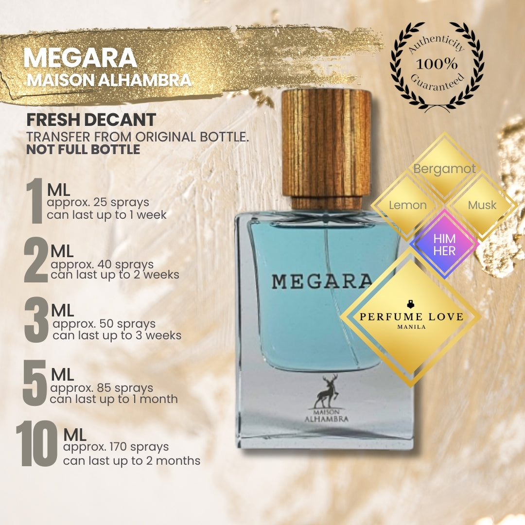 PERFUME DECANT Maison Alhambra Megara – Perfume Love Manila