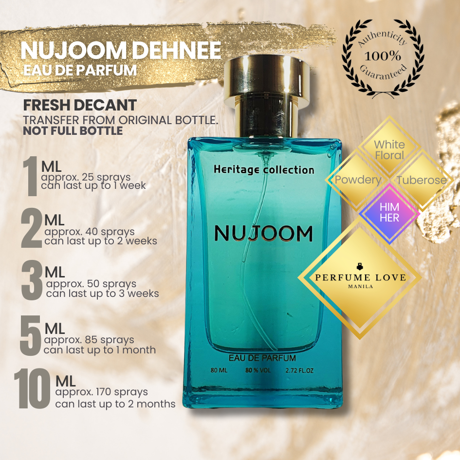 PERFUME DECANT Dehnee Nujoom Eau de Parfum – Perfume Love Manila