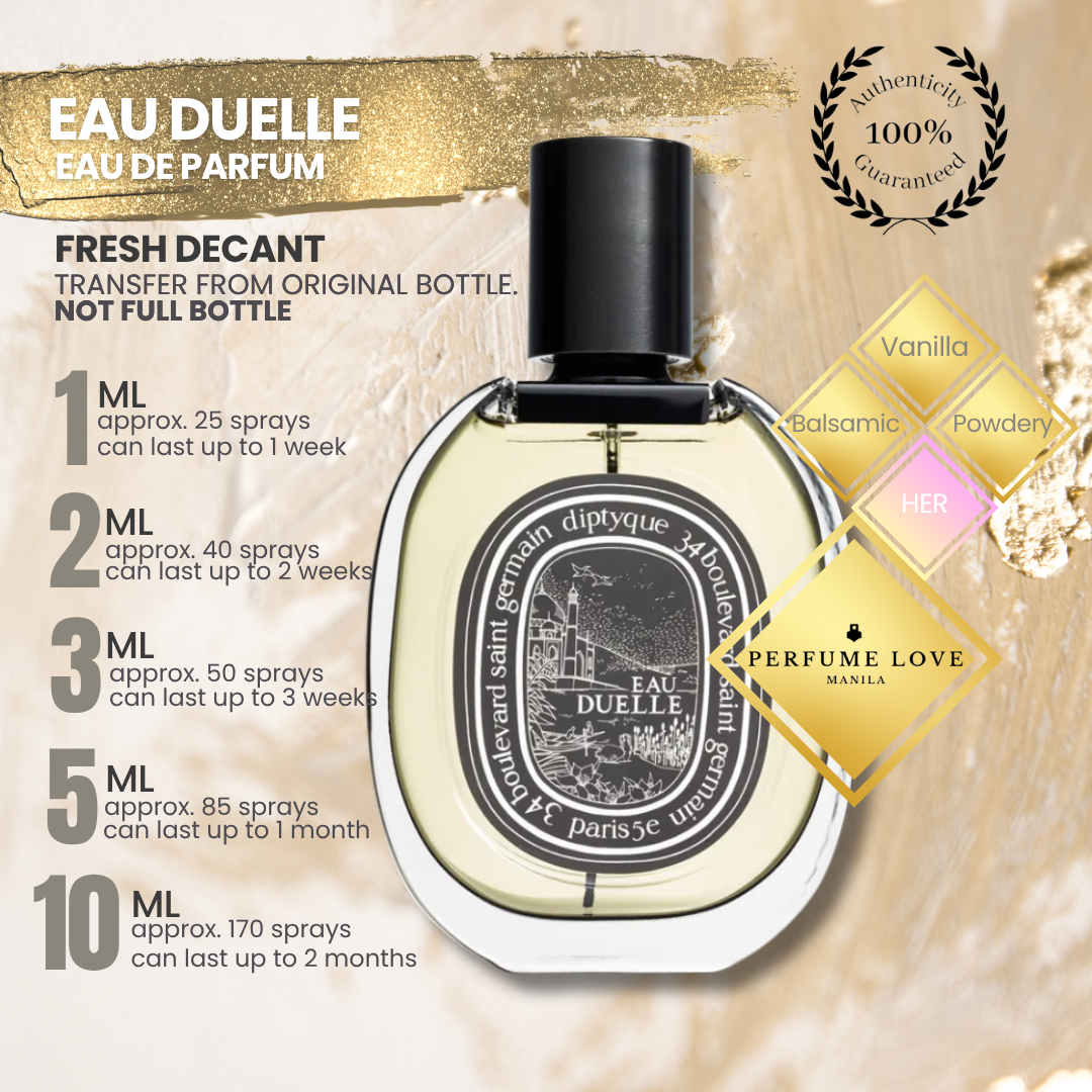 PERFUME DECANT Diptyque Eau Duelle Eau de Parfum – Perfume Love Manila