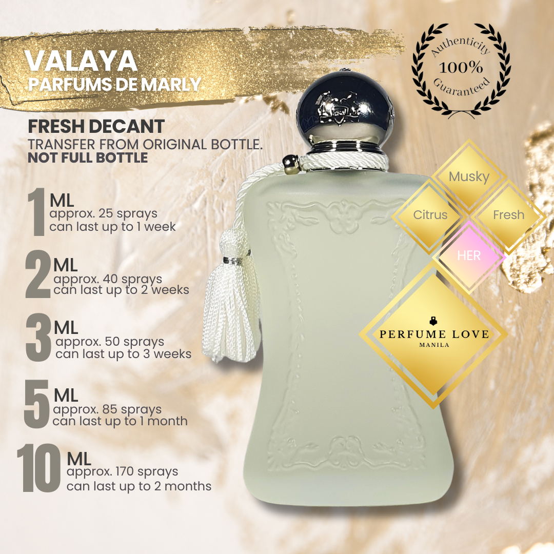 PERFUME DECANT Parfums de Marly Valaya – Perfume Love Manila